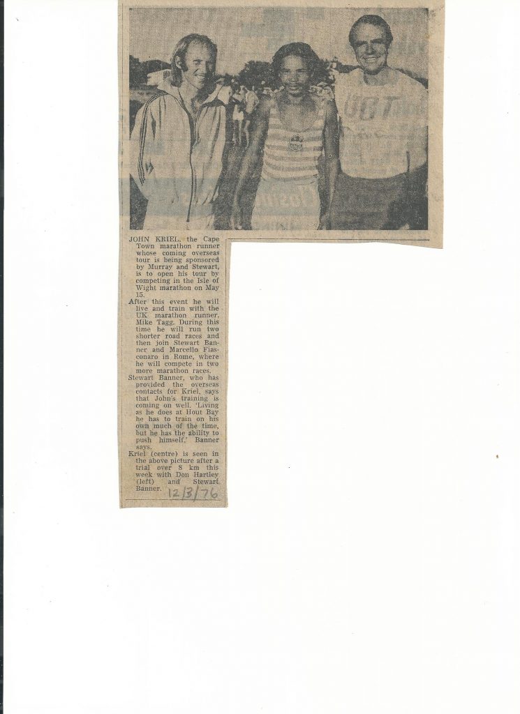 Don Hartley newspaper article